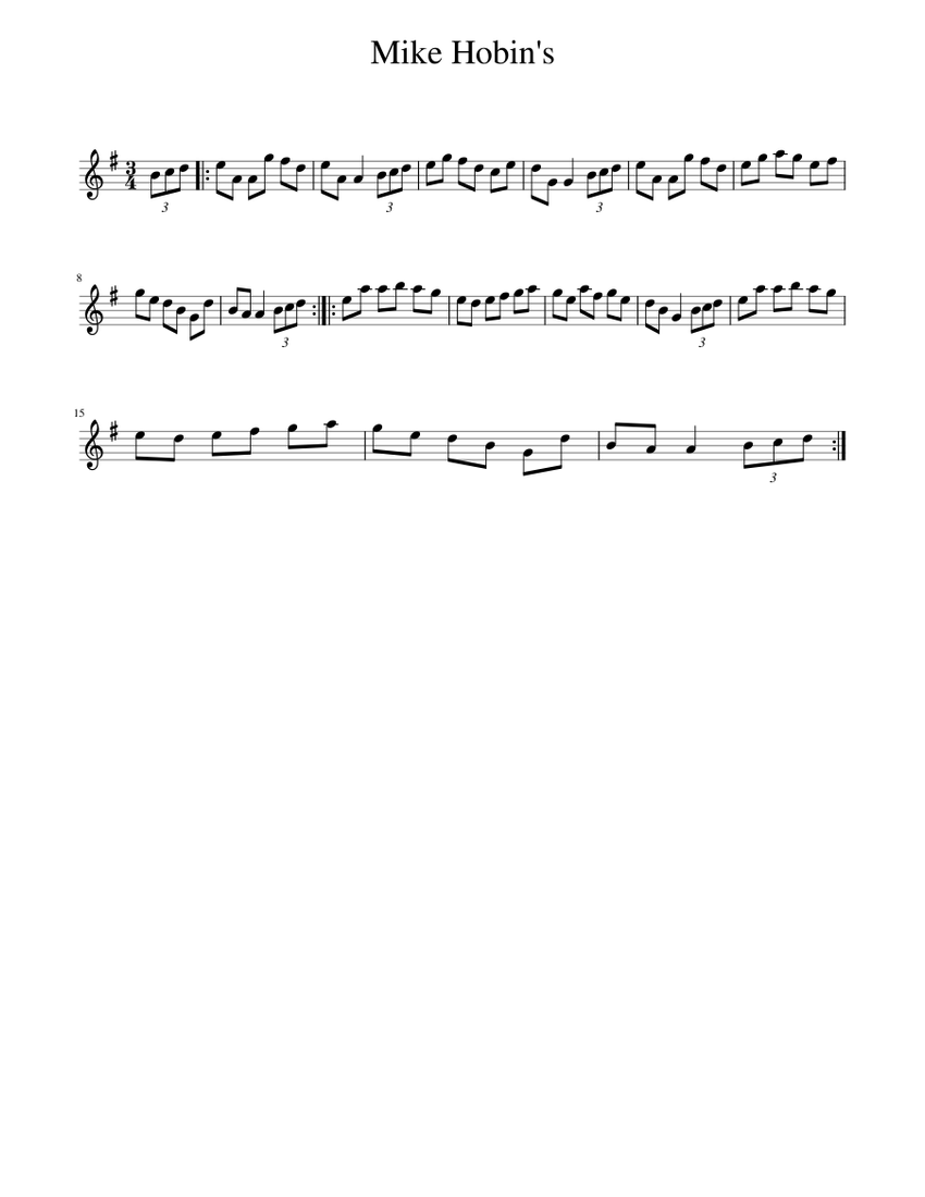 Mike Hobin's Sheet music for Piano (Solo) Easy | Musescore.com