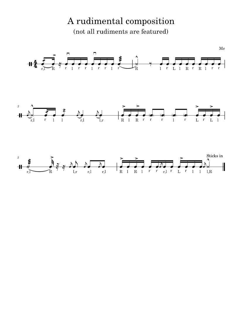 The 40 Percussive Arts Society International Drum Rudiments – The Percussive Arts Society A ...
