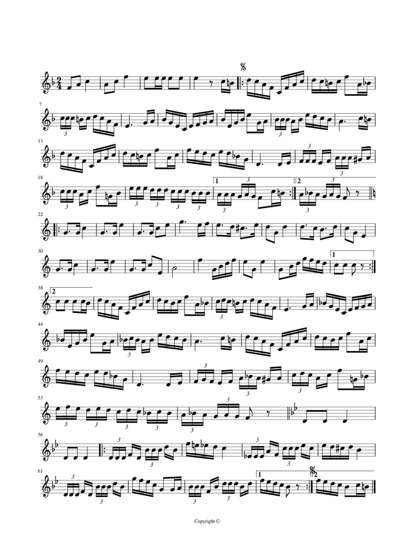 Polka Sheet music for Flugelhorn (Solo) | Musescore.com