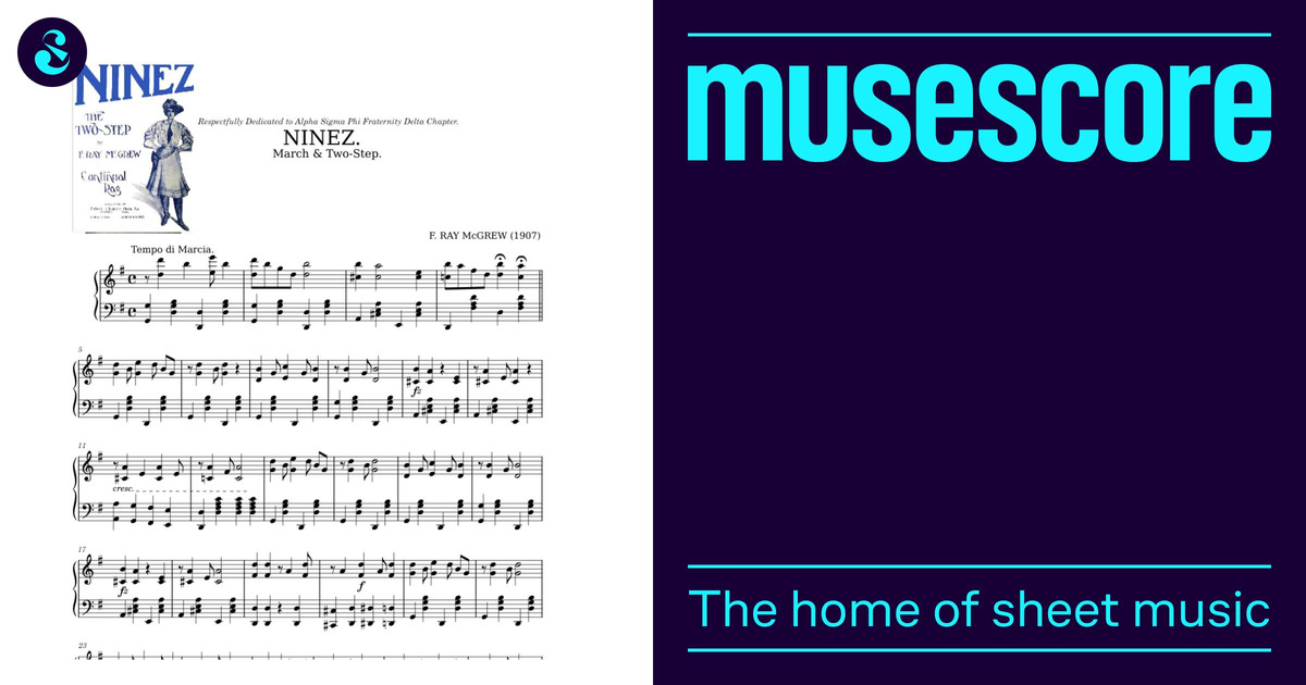 Ninez by F. Ray McGrew (1907) Sheet Music for Piano (Solo) | MuseScore.com