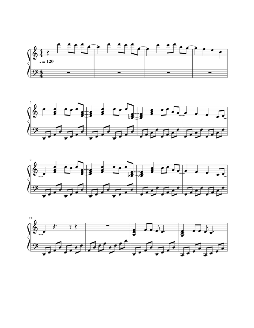 Nemo - Nightwish Sheet music for Piano (Solo) | Musescore.com