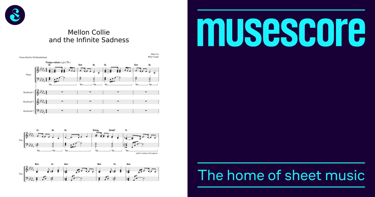 Mellon collie and the infinite sadness – The Smashing Pumpkins Sheet ...