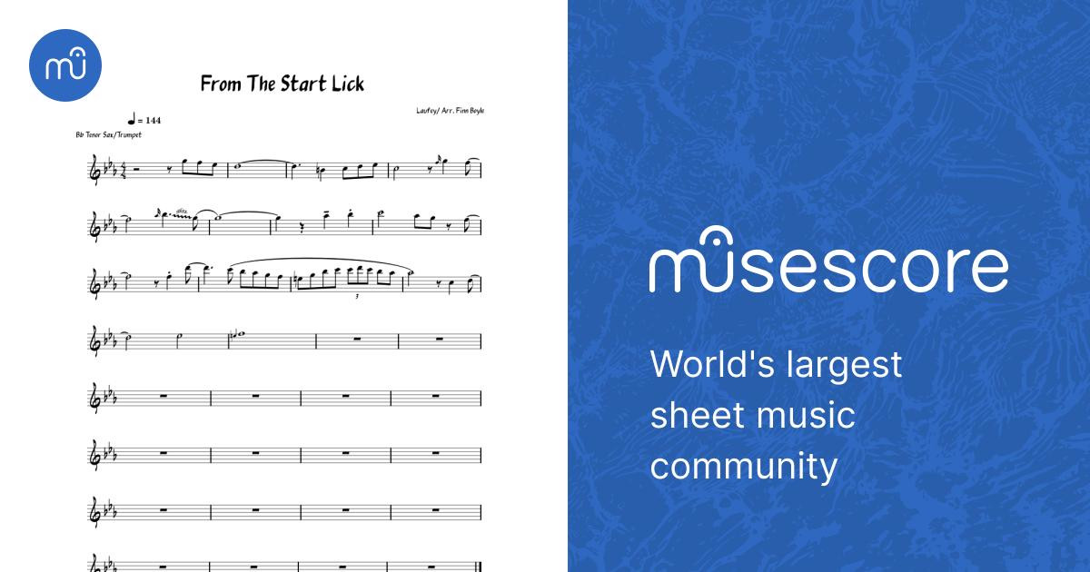 Laufey-From The Start: Lick for Tenor Sax/Trumpet – Laufey From The ...