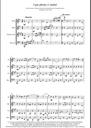 Play Official version of I Got Plenty O' Nuttin' Sheet Music by George ...