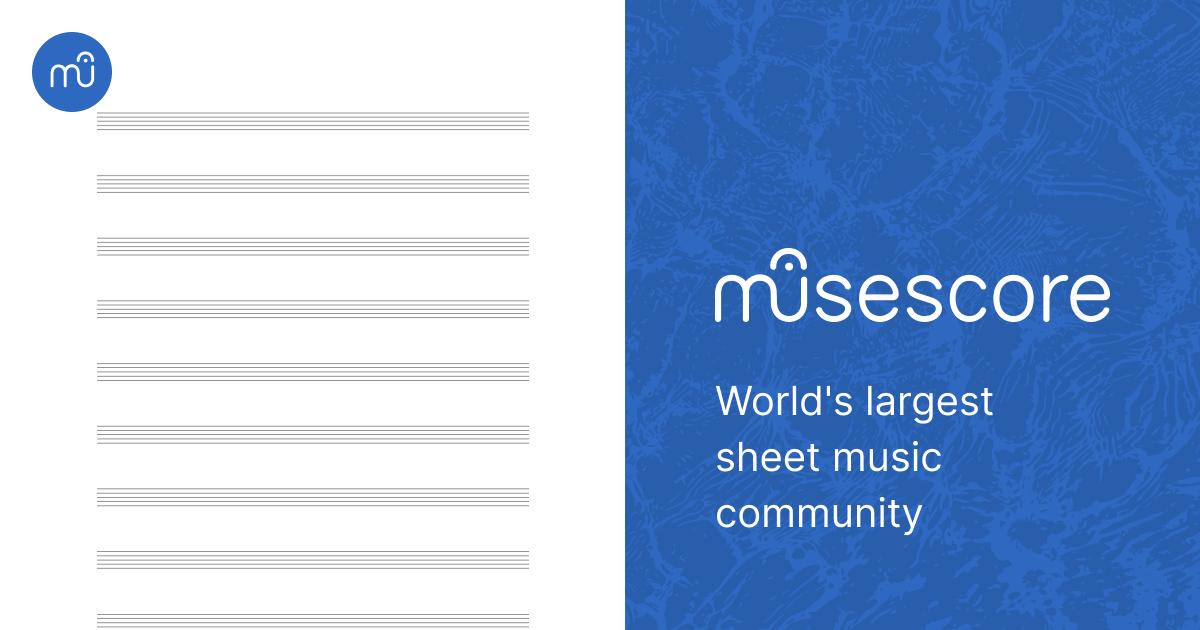 Empty Notation System Sheet music for Piano (Solo) Easy | Musescore.com
