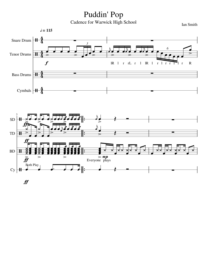 Puddin' Pop - piano tutorial