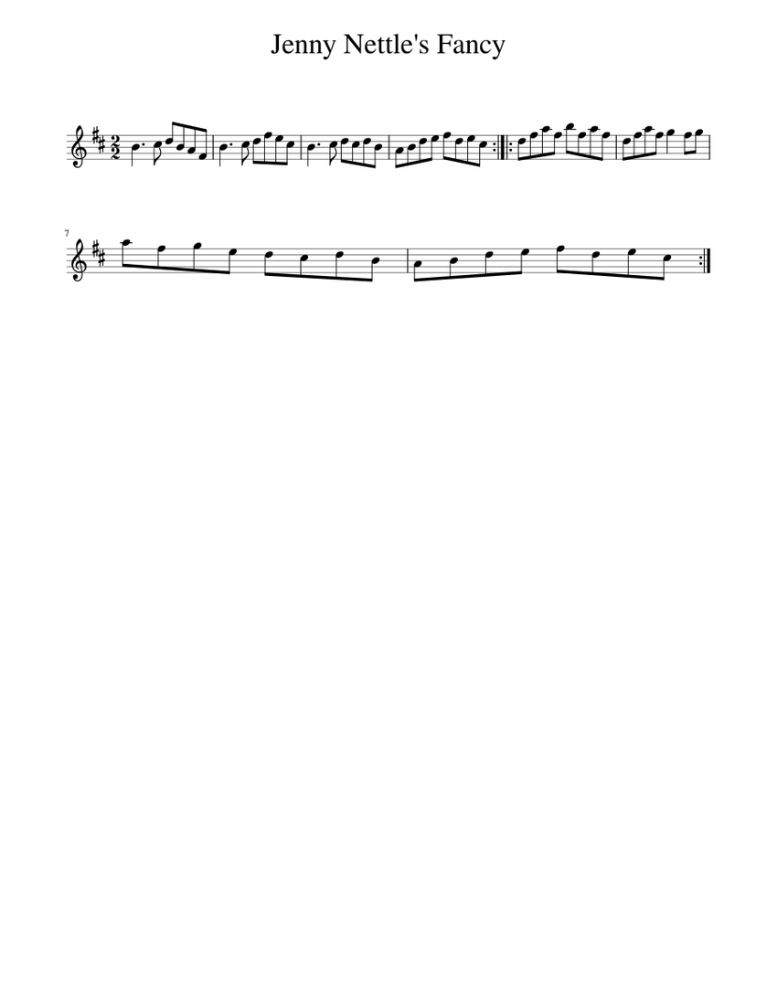 Jenny Nettle's Fancy Sheet music for Piano (Solo) Easy | Musescore.com