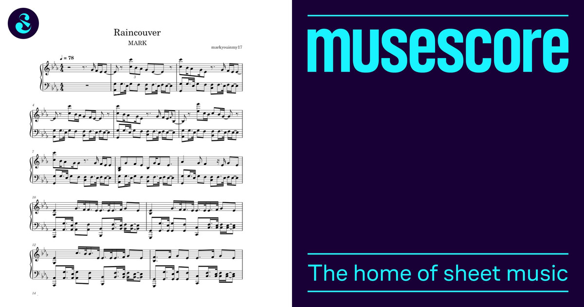 Raincouver-MARK Sheet music for Piano (Solo) | Musescore.com