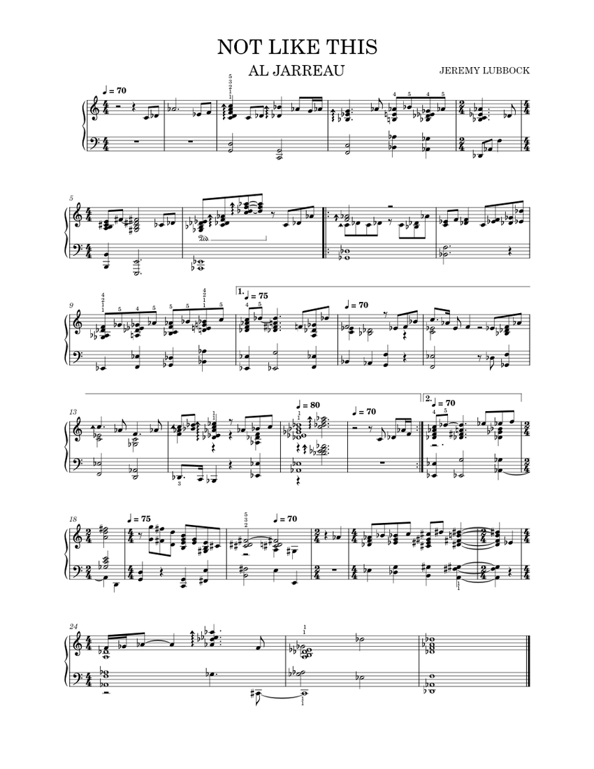 Not Like This – Jeremy Lubbock NOT_LIKE_THIS Sheet Music for Piano ...