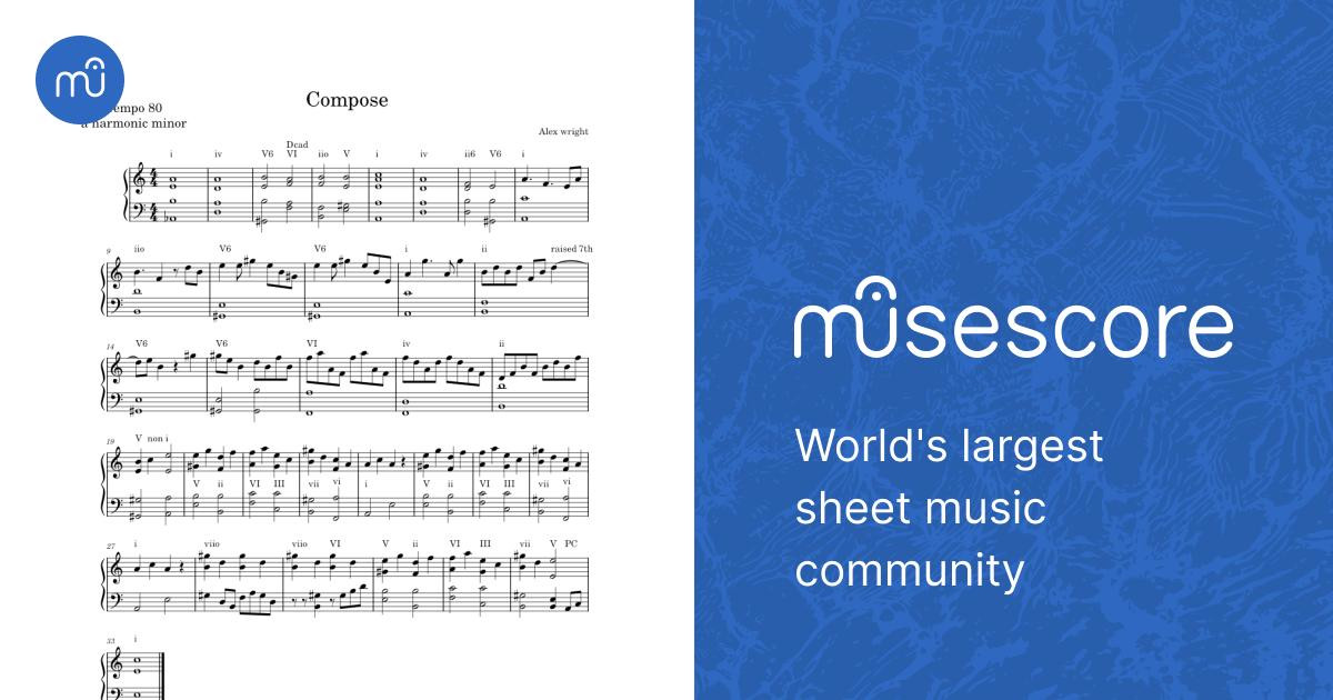 compose Sheet music for Piano (Solo) Easy | Musescore.com