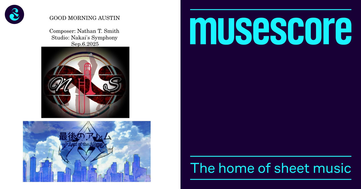 GOOD MORNING AUSTIN – Nakai The Composer Sheet Music for Celesta ...