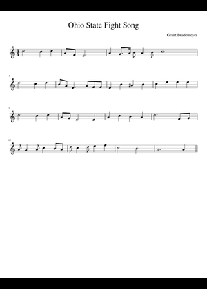 Buckeye battle cry – The Ohio State University Marching Band tuba solo ...