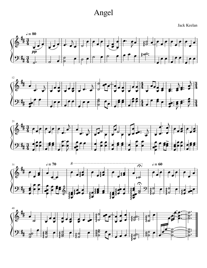 Angelus Sheet music for Celesta (Solo) | Musescore.com