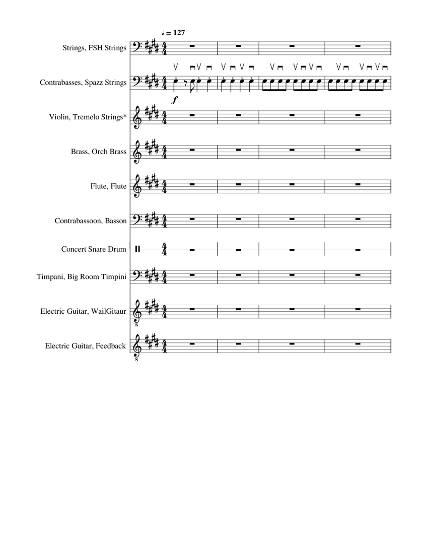The Bandit King (A Final Fantasy Fanfic) Sheet music for Flute, Timpani ...