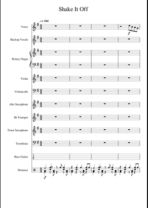 Play Official version of Shake It Off Sheet Music by Taylor Swift for ...