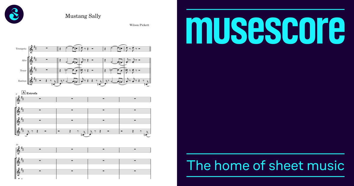 Mustang sally - Wilson Pickett Sheet Music for Synthesizer, Trumpet ...