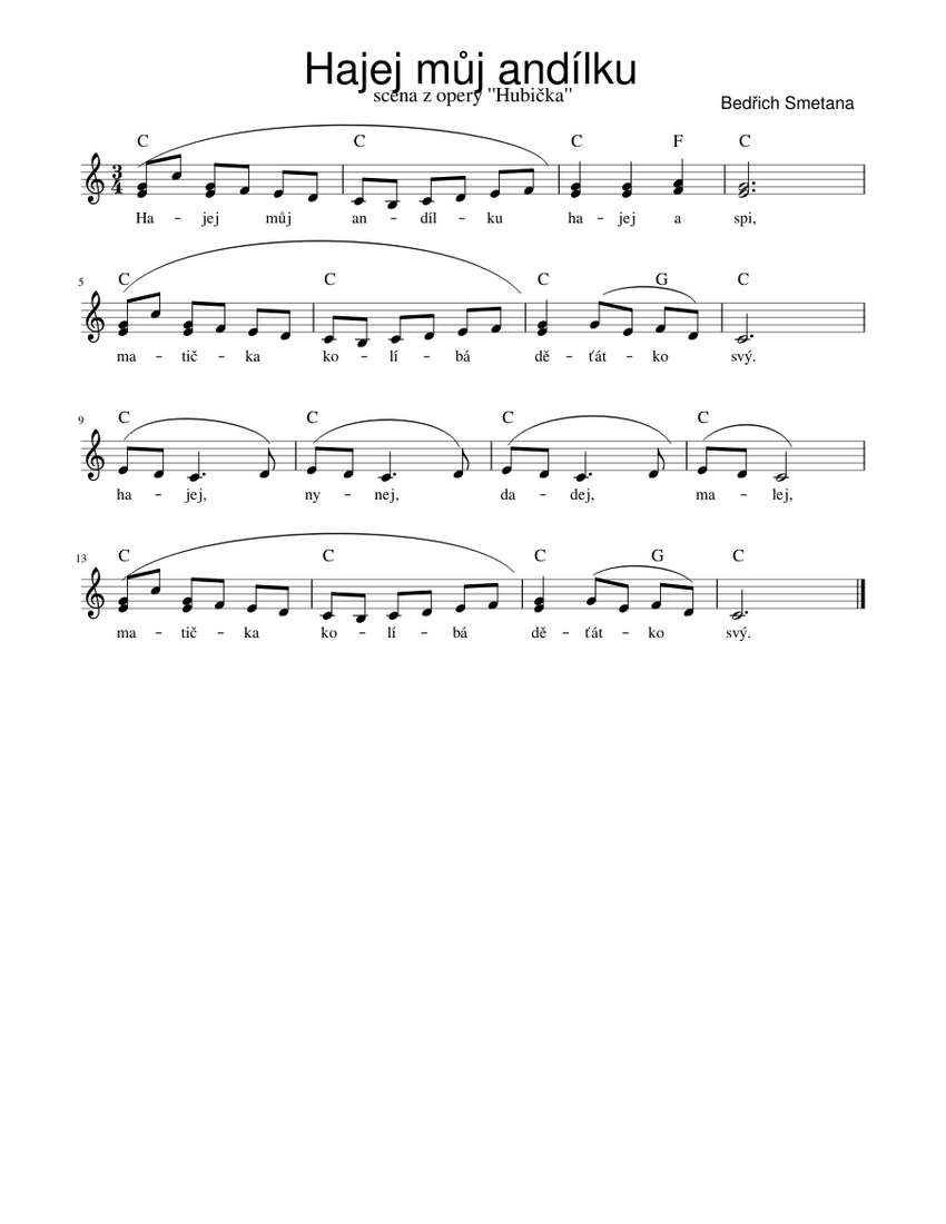 Hajej mu j andi lku Sheet music for Piano (Orchestras) | Musescore.com