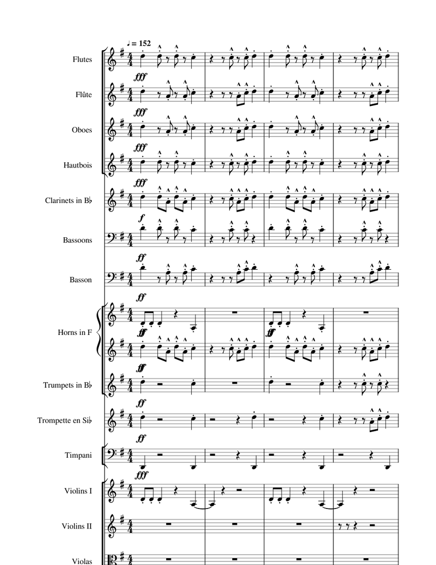 Bloodline - Ariana Grande Sheet music for Flute, Oboe, Clarinet in b ...