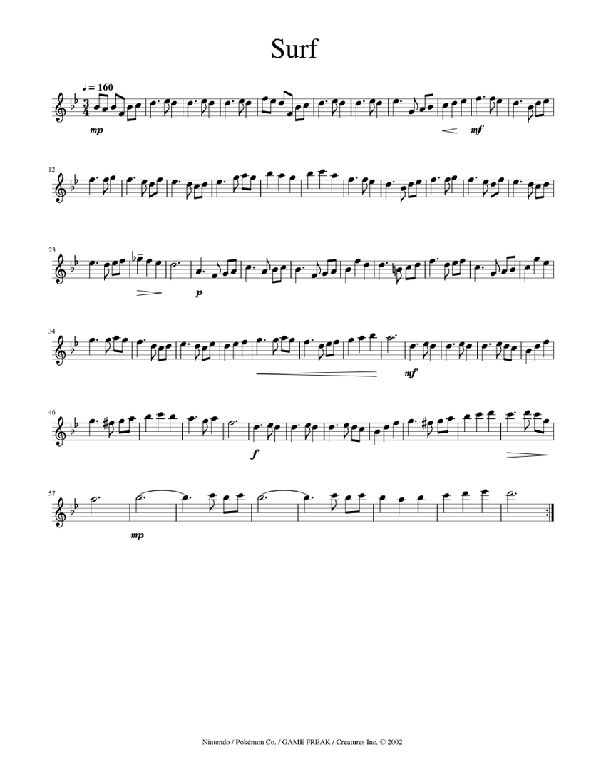 surfing theme pokemon ruby