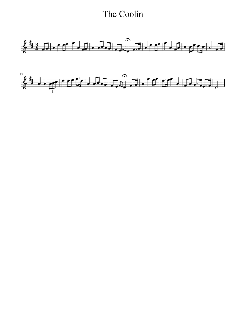 The Coolin Sheet music for Piano (Solo) Easy | Musescore.com