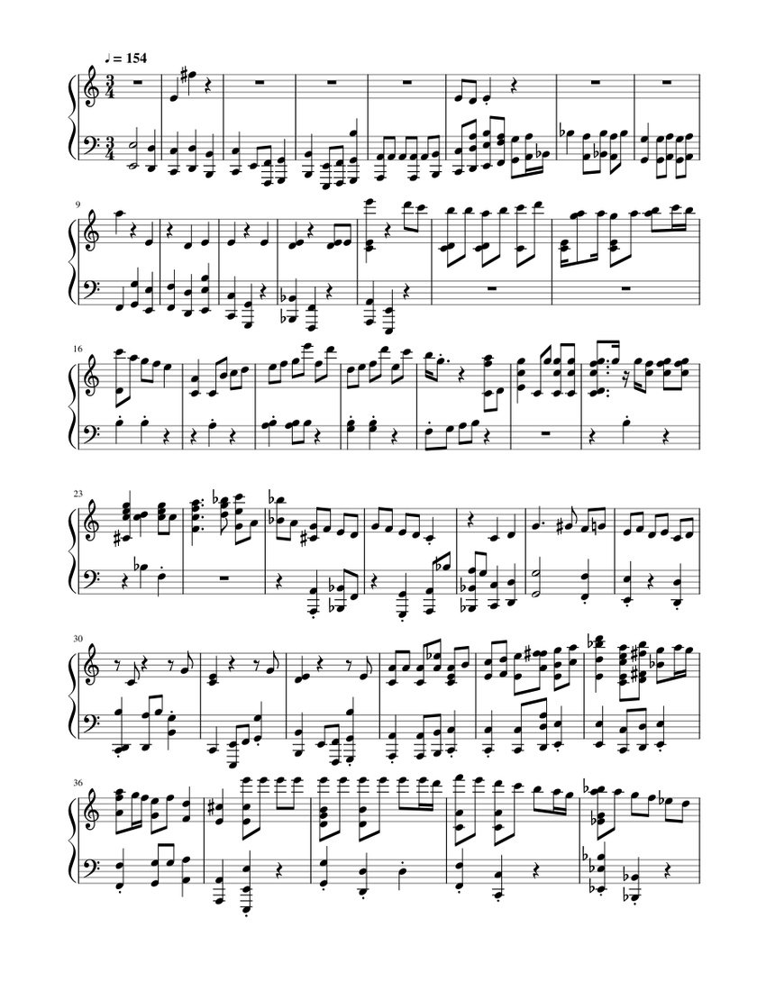 Shostakovich Symphony 5, 2nd Movement Sheet Music for Piano (Solo) | MuseScore.com