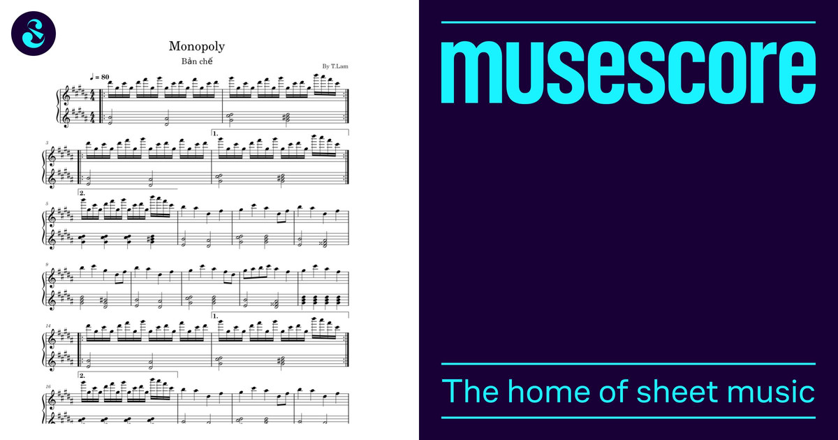 Spider Thread Monopoly Sheet music for Strings group (Solo) | Musescore.com