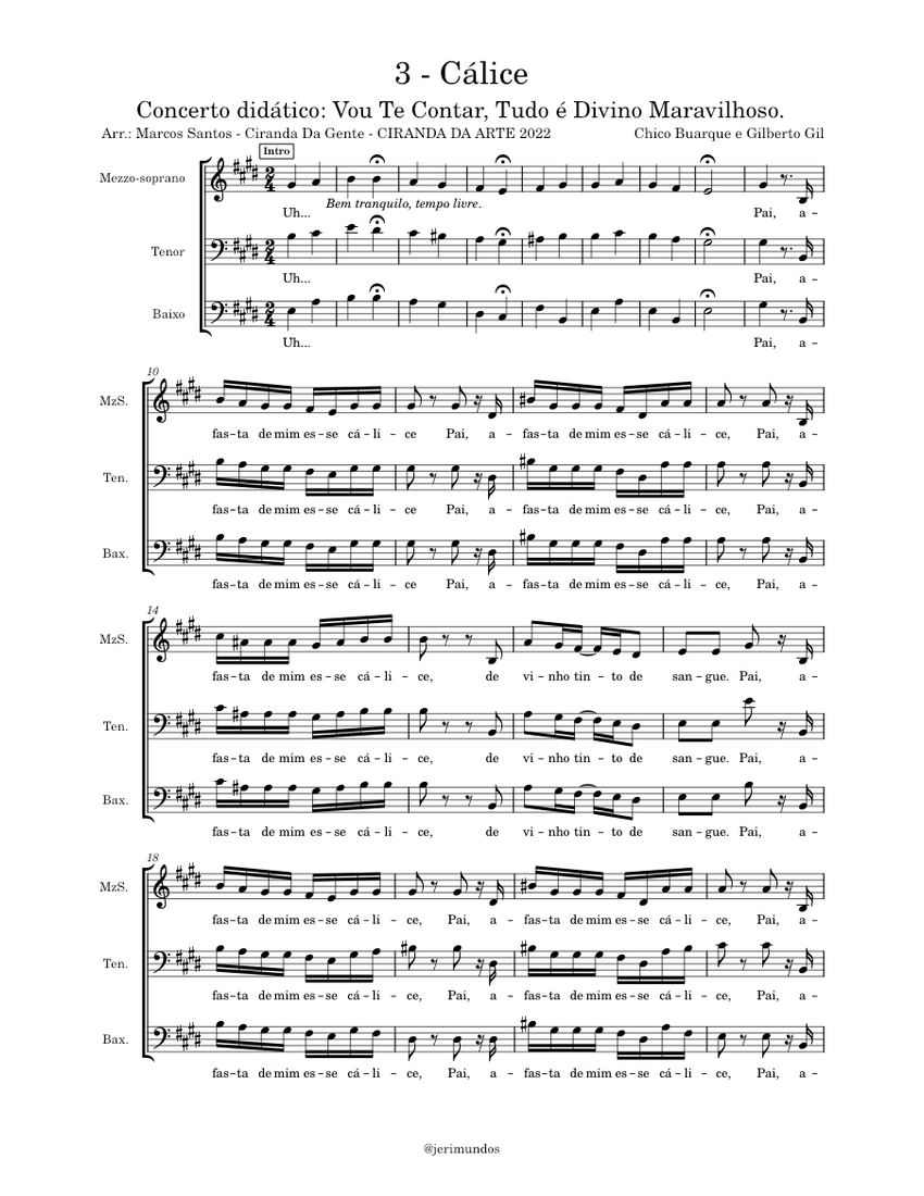 Calice Chico Buarque