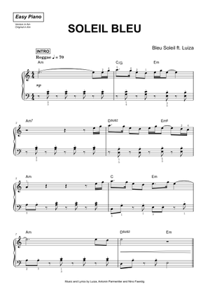 Play Official version of Soleil Bleu Sheet Music by Bleu Soleil feat ...