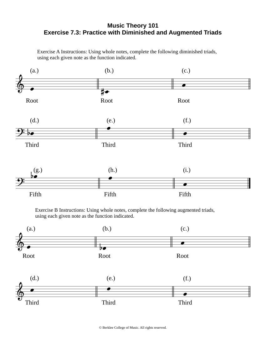 Exercise7 3 MS3 Sheet music for Piano (Solo) | Musescore.com