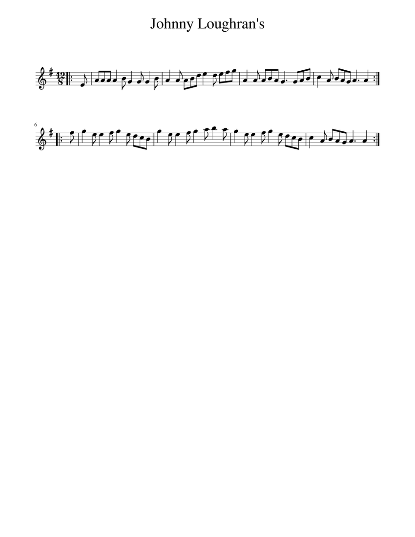 Johnny Loughran's Sheet music for Piano (Solo) | Musescore.com