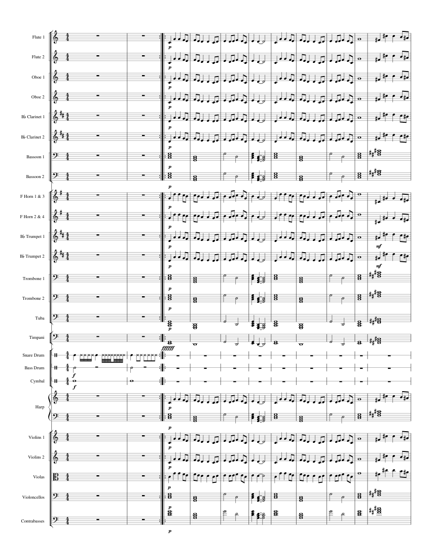 Top Gun Anthem Sheet Music for Trombone, Tuba, Flute, Oboe & more ...