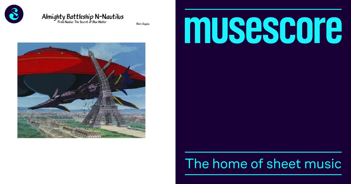 C-15B Almighty Battleship N-Nautilus – Shirō Sagisu Sheet Music for ...