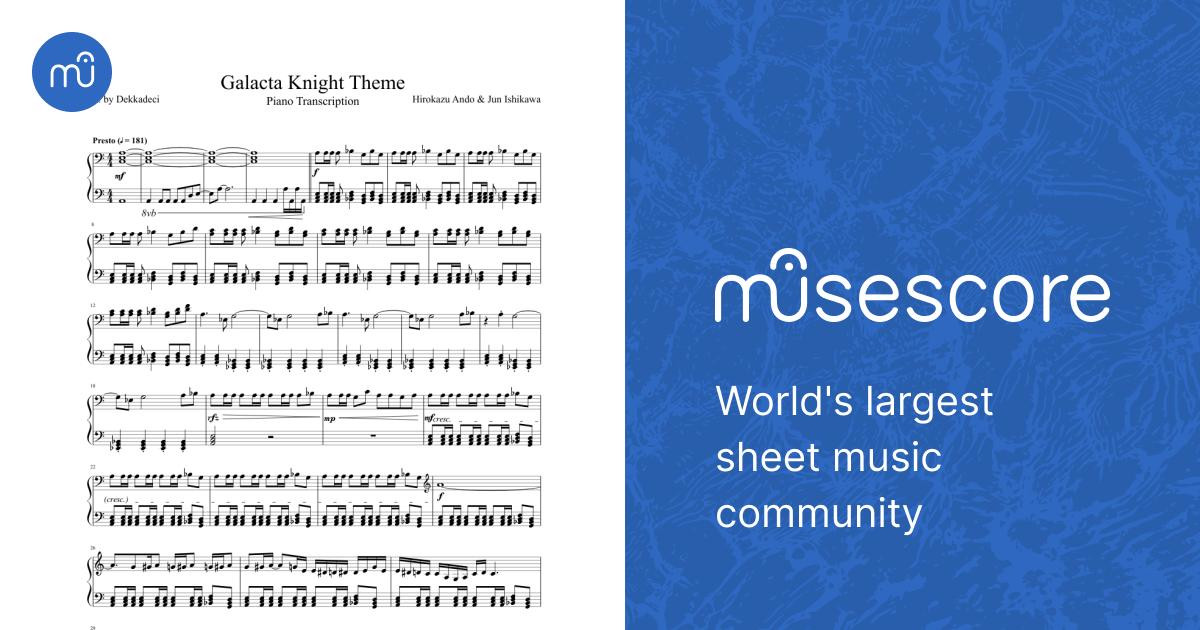 galacta knight theme cd