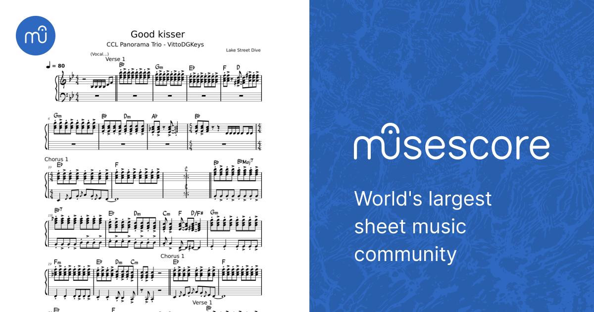 Good kisser – Lake Street Dive Good kisser Sheet Music with Chords for ...