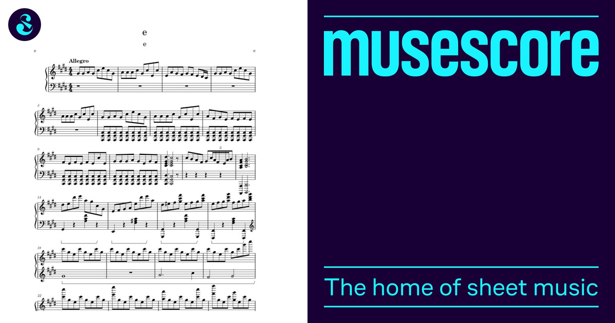 yee hee 1 2 3 Sheet music for Piano (Solo) | Musescore.com