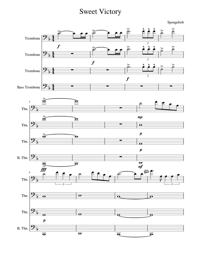 Sweet Victory - piano tutorial