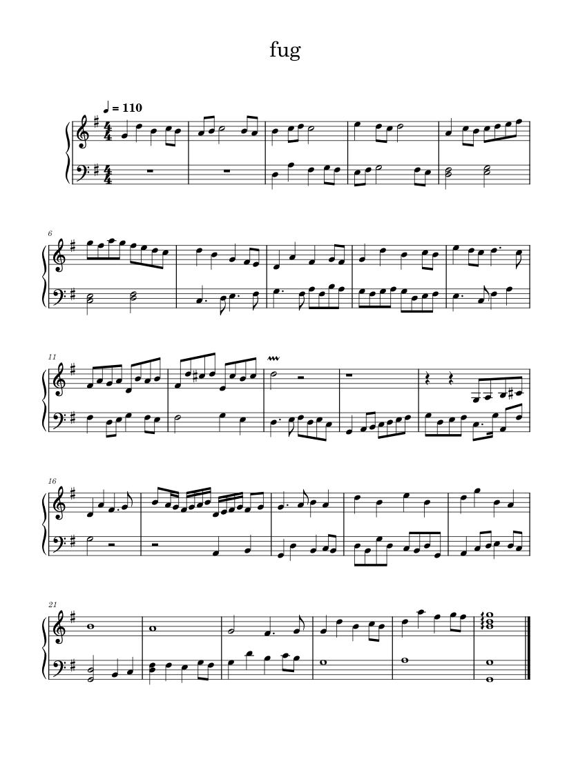 fug 2 - piano tutorial