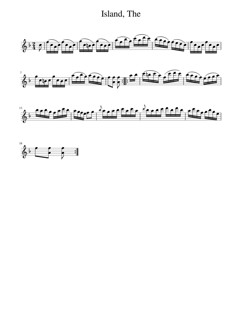 The Island Sheet music for Piano (Solo) | Musescore.com