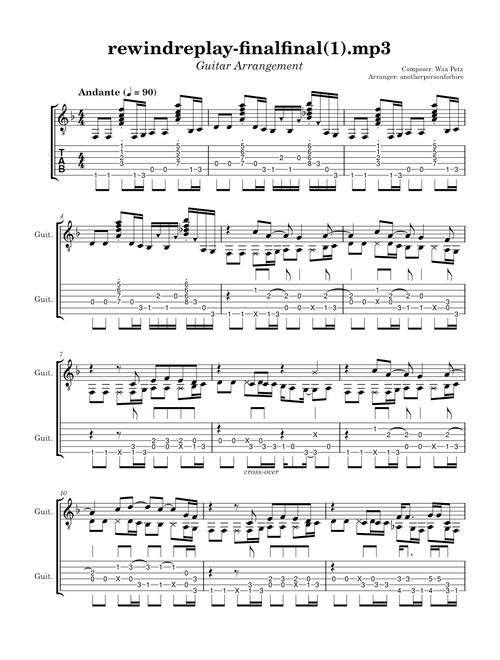 rewind guitar tutorial