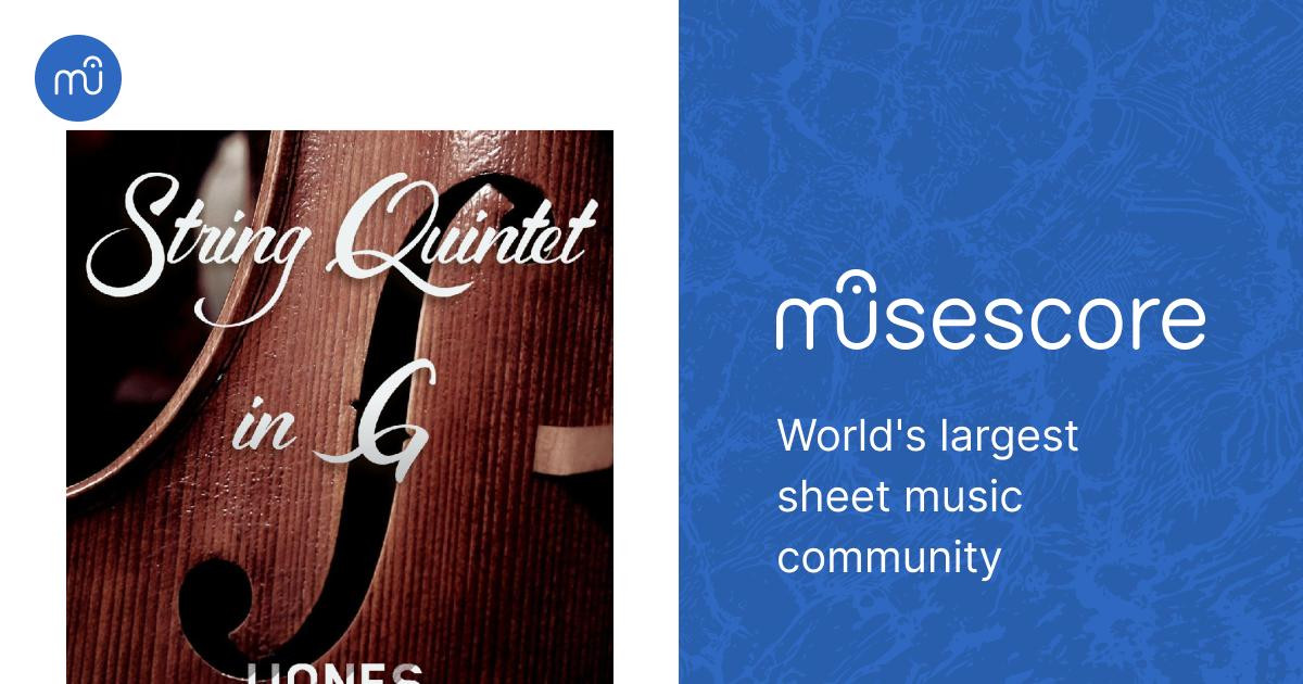 String Quintet in G | Op. 12, no. 1 Sheet music for Violin, Viola ...