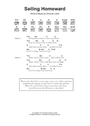 catch the wind chords