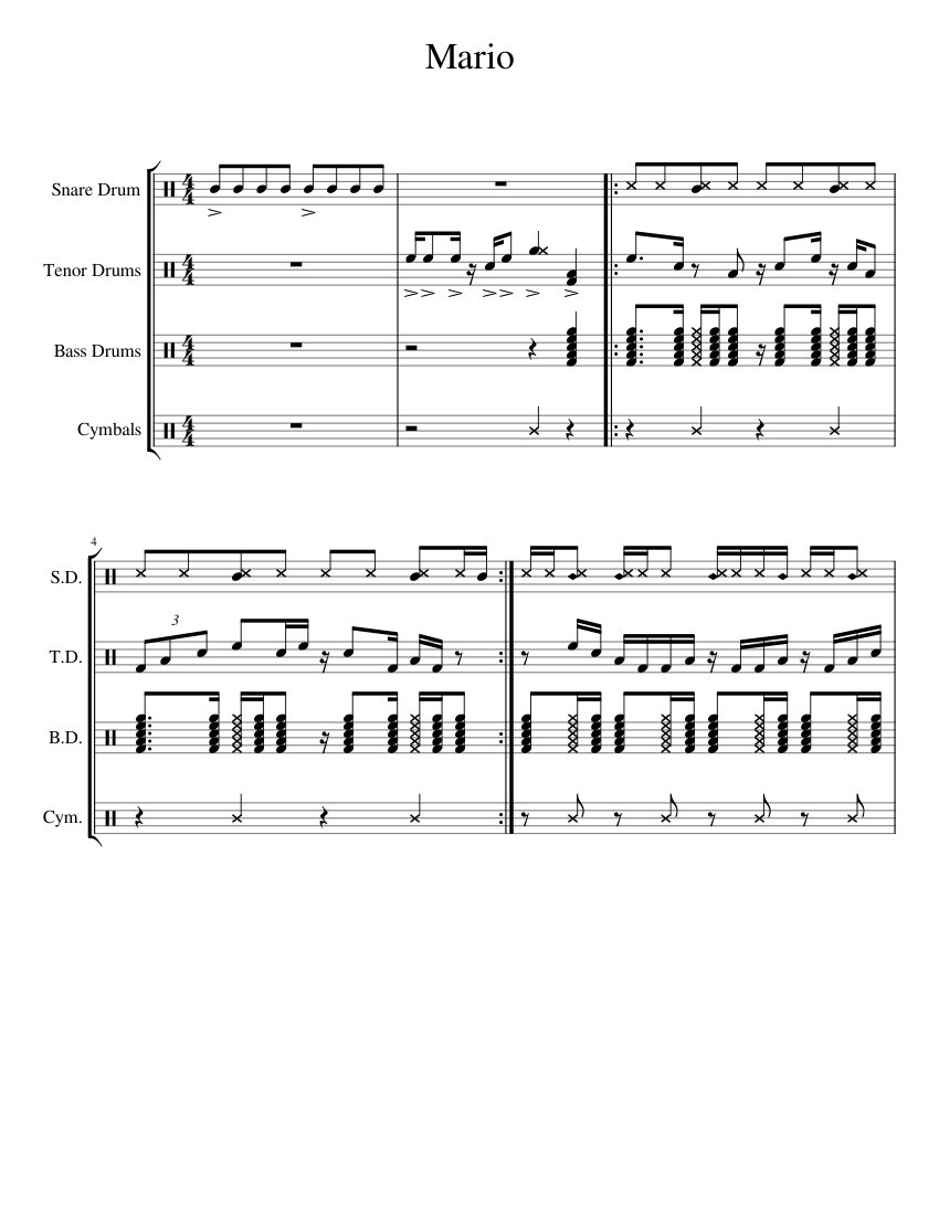 Mario - piano tutorial