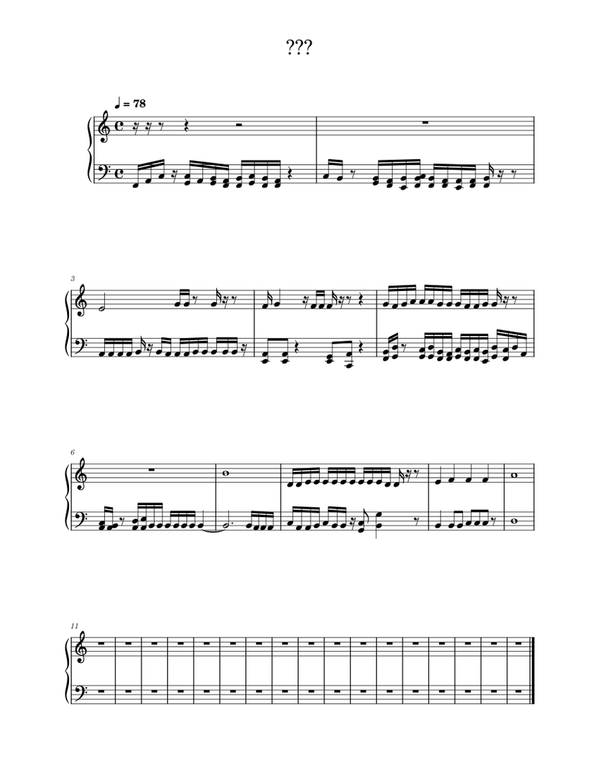 Doom Sheet music for Piano (Solo) | Musescore.com