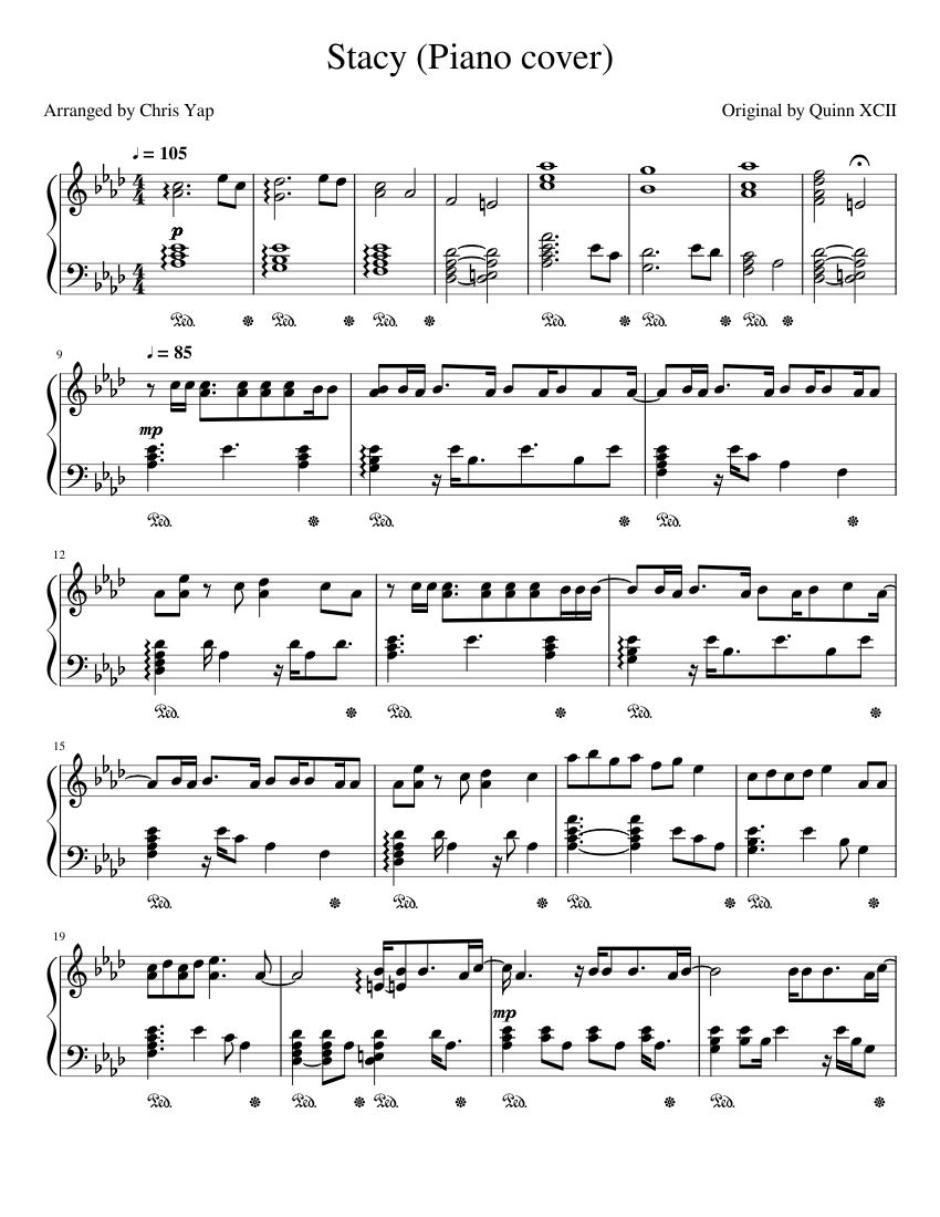Stacy Sheet Music for Piano (Solo) | MuseScore.com