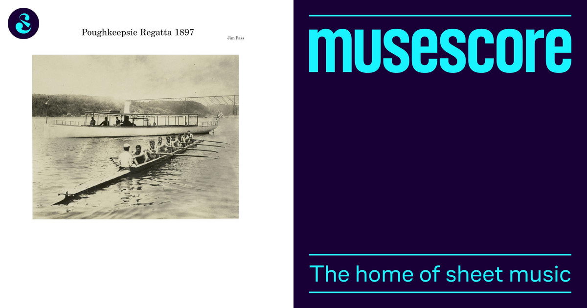 Poughkeepsie Regatta 1897 Sheet Music with Chords for Trombone, Tuba ...