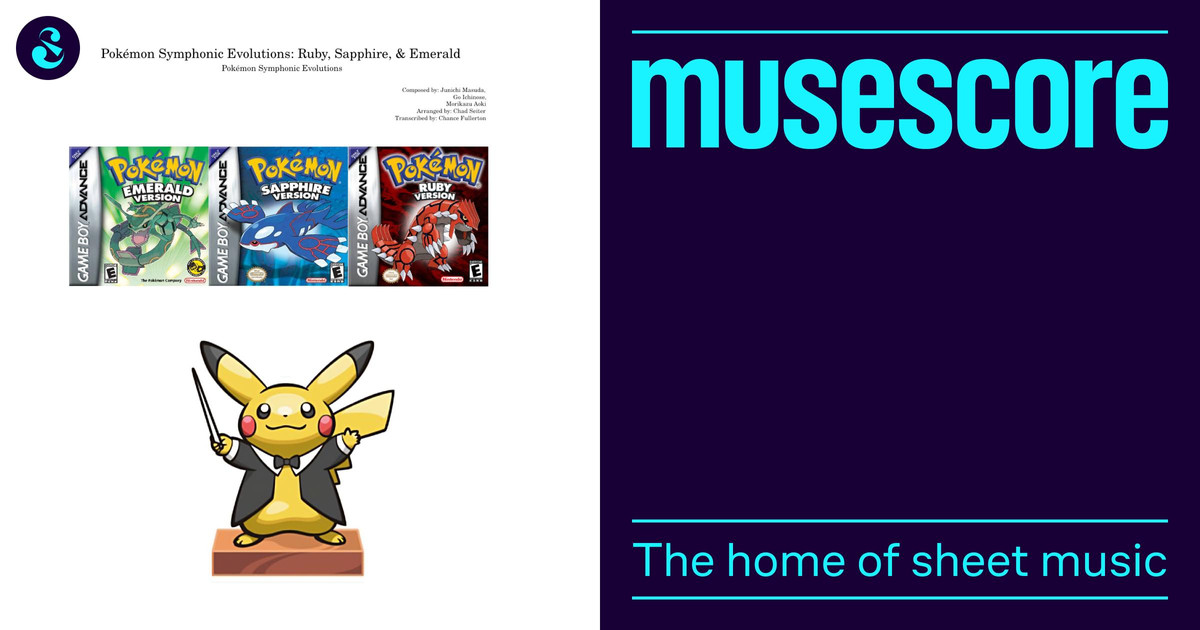 Pokémon Symphonic Evolutions: Ruby, Sapphire, & Emerald | Generation 3 ...