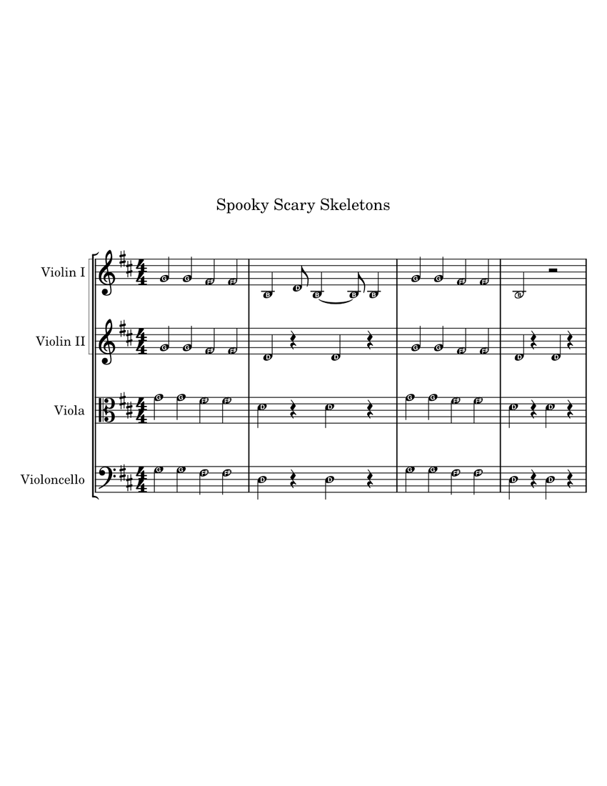 Spooky scary skeletons – Andrew Gold Spooky Scary Skeletons Sheet Music ...