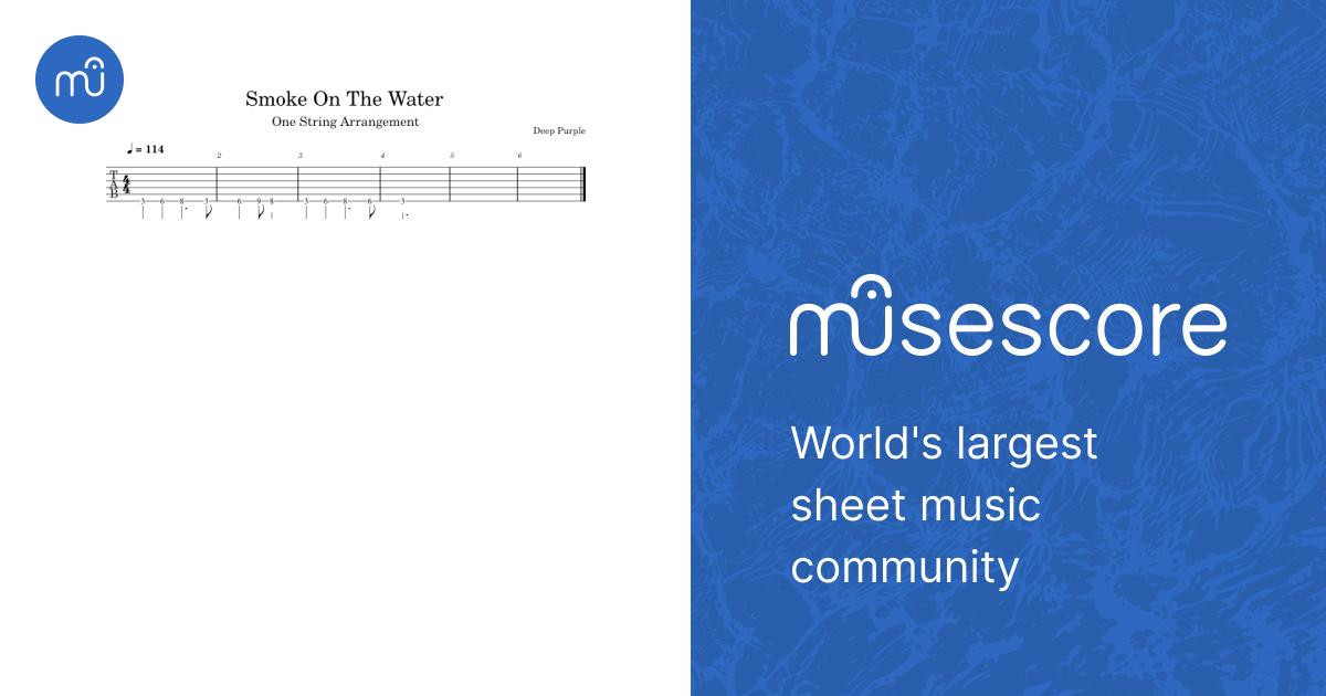 smoke on the water e string