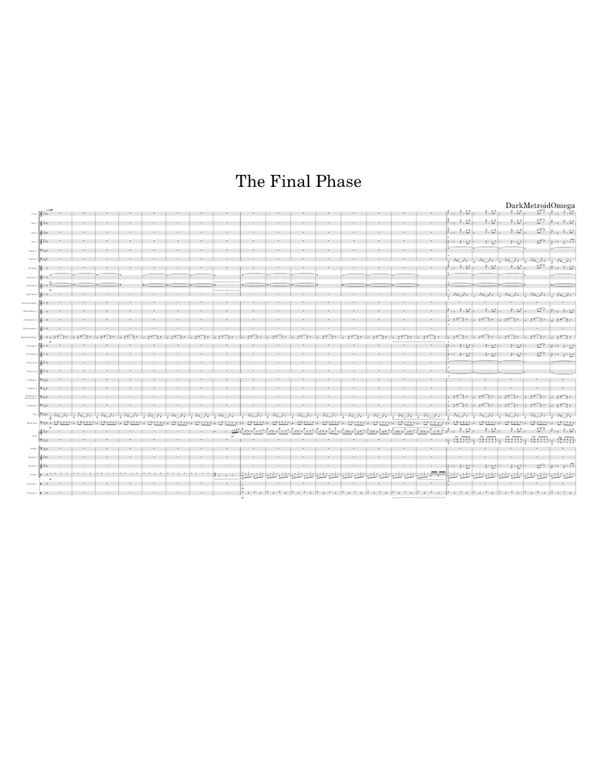 The Final Phase – Deemo-R Sheet Music for Piano, Trombone, Euphonium ...