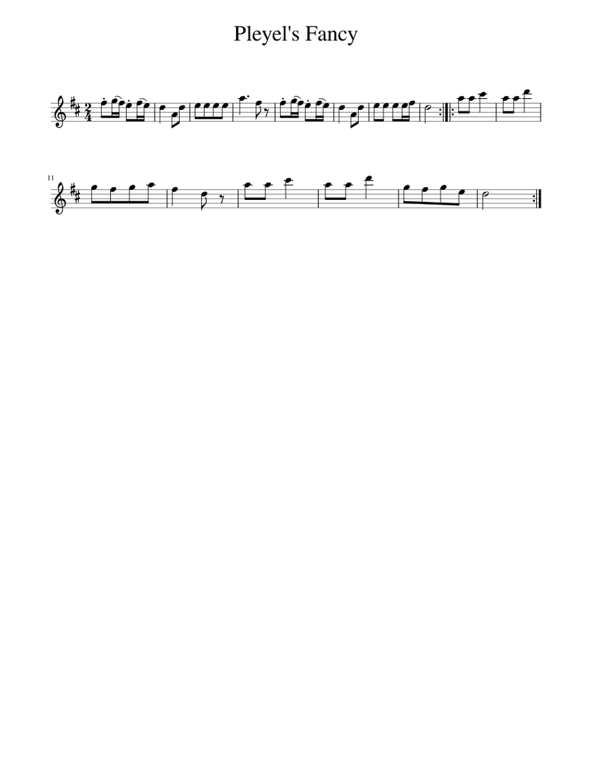 Pleyel's Fancy Sheet music for Piano (Solo) Easy | Musescore.com